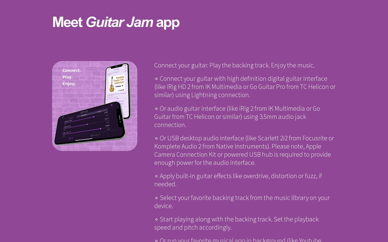 Guitar Jam App